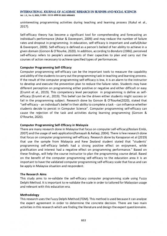 Academic Pdf Revalidation On Computer Programming Self