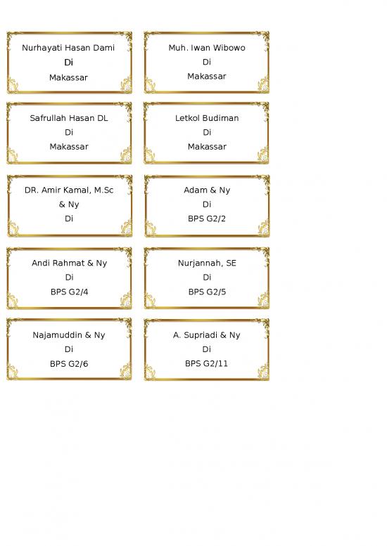 Label Undangan Pernikahan