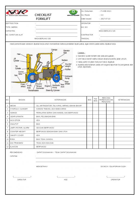 Download File XLS - Excel Sheet Download 3833 - Format Inspeksi Alat ...