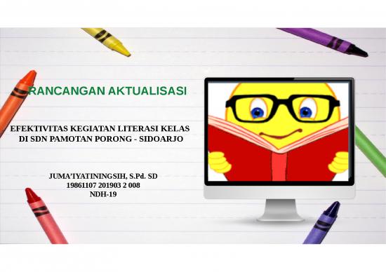Presentasi Usaha Ppt 4509 | Rancangan Aktualisasi - Efektivitas ...