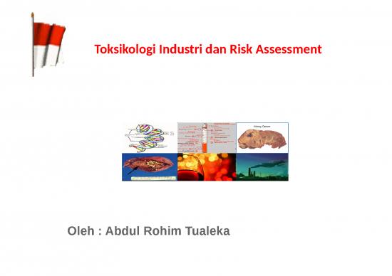Presentasi Usaha Ppt 24265 | Risk Assessment Bahan Beracun Untuk Buku ...