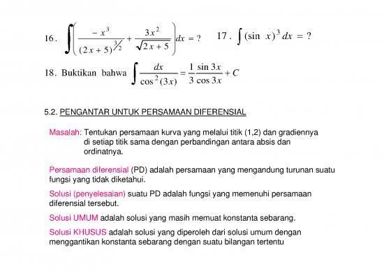 Teorema Dasar Kalkulus Id 25137 | Bab5 Integral