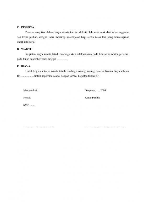 Proposal Study Tour Id 27569 | Proposal Study Tour