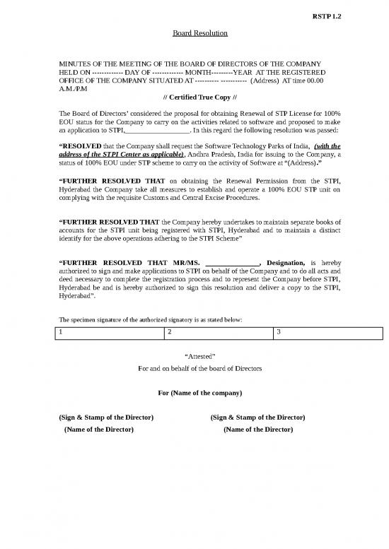 Certificate Word Format 28981 | Checklist Stp Renewal