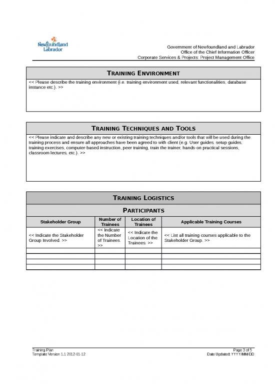 Project Management Spread Sheet 28411 | Pmo Docs Training Plan Template