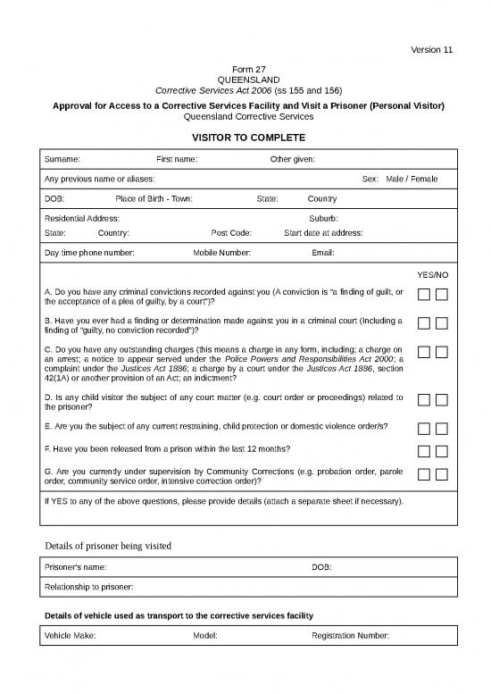 Approved Form 27