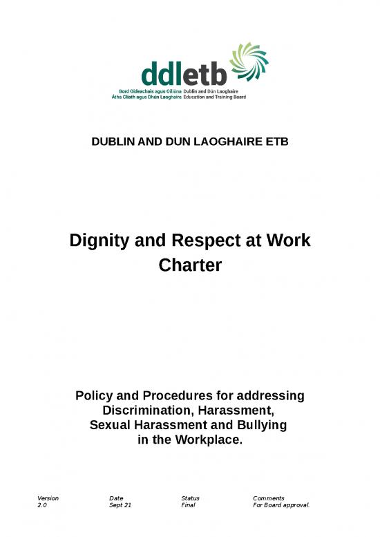 Work Spreadsheet 29402 | Dignity Respect At Work Charter V0 Sep 21
