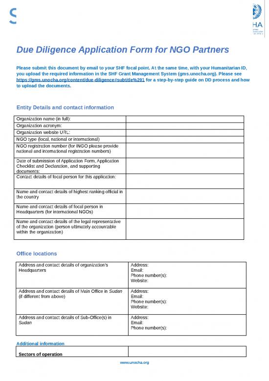 Microsoft Word Checklist Template 30011 | Due Diligence Application ...
