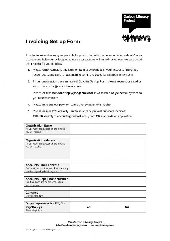Invoice Template Word 30341 | Invoicing Set Up Form V2 August 2022