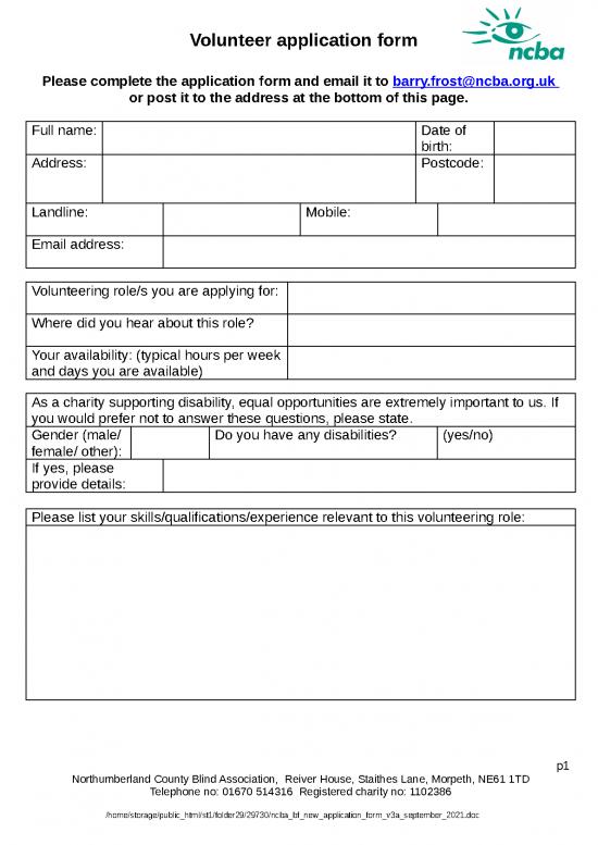 Ncba Bf New Application Form V3a September 2021