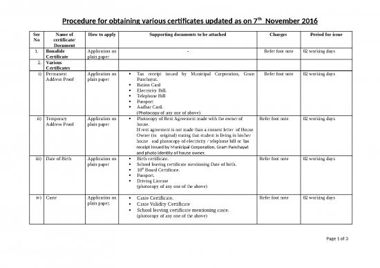 Certificate Word Format 30308 | Procedure For Obtaining Various ...