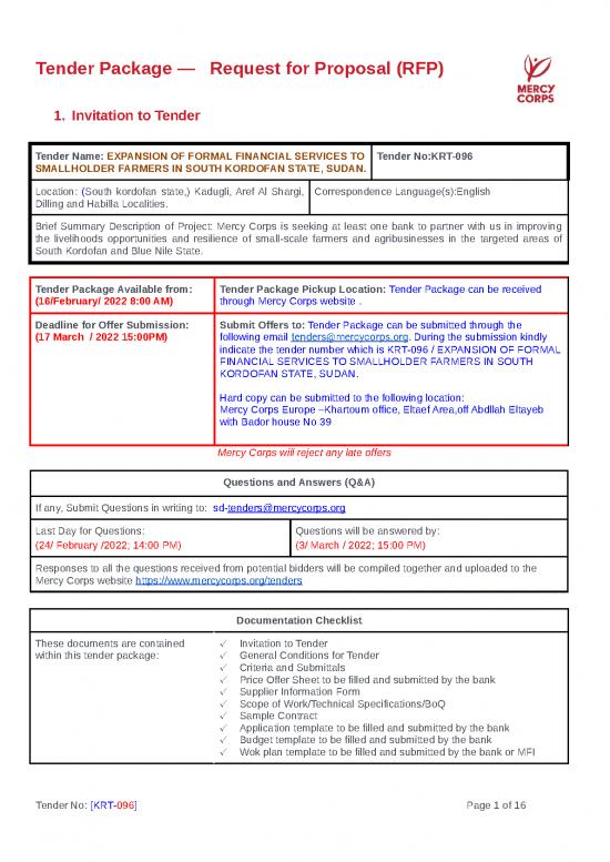 Excel Sheet Download 6544 | Tender Form Tin - Standar Format