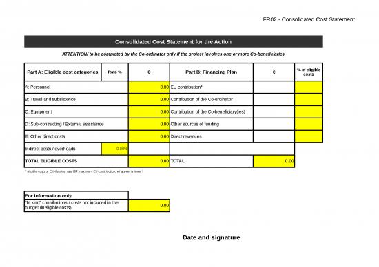 Excel Sheet Download 30811 | Annex Iii Fin Report Final