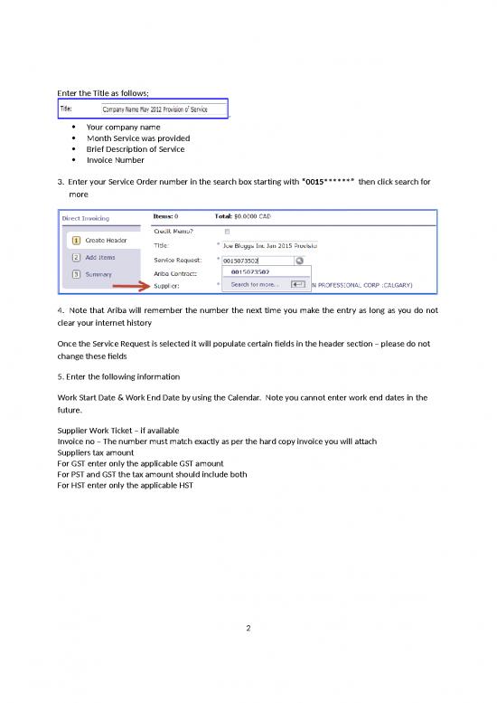 Make Invoices Microsoft Word 30339 | Chevron Canada Ariba Invoice ...