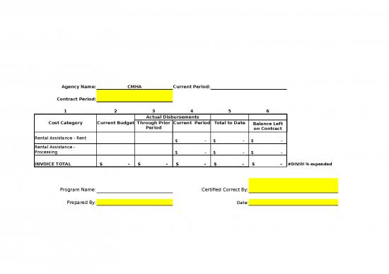 Excel Sheet Download 30737 | Files Coc Invoice Templatecmha