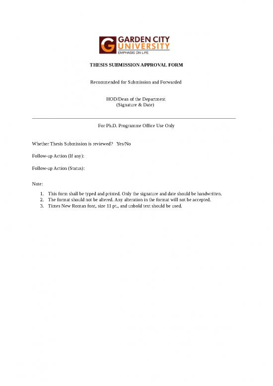 Meeting Flyer Template Word 29513 | Thesis Submission Approval Form