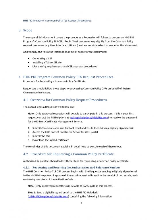 Certificate Word Format 30134 | Common Policy Tls Request Procedures