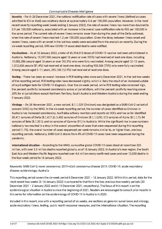 Report Template Doc 30063 | Covid 19 Australia Epidemiology Report 57 ...
