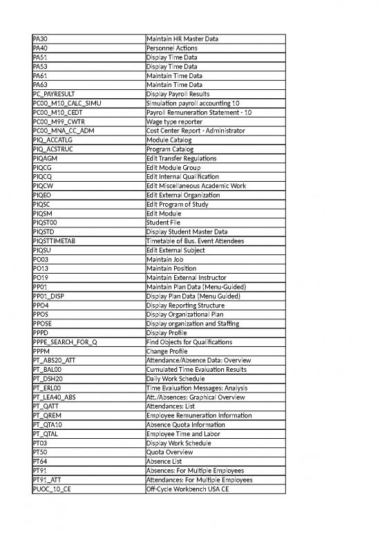 Accounting In Excel Format Free Download 31266 | List Of Sap T Codes