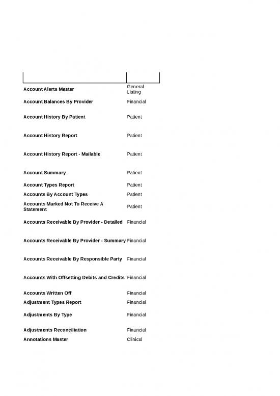 Query Report Template