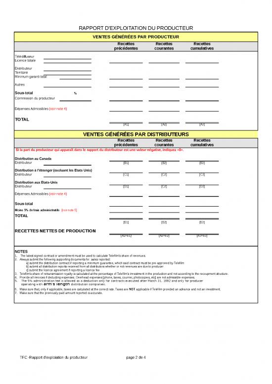 Excel Sample Sheet 32632 | Exploitation Report Template Production