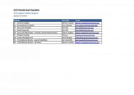 Download Form Excel 32412 | Sco Monthly Checklist