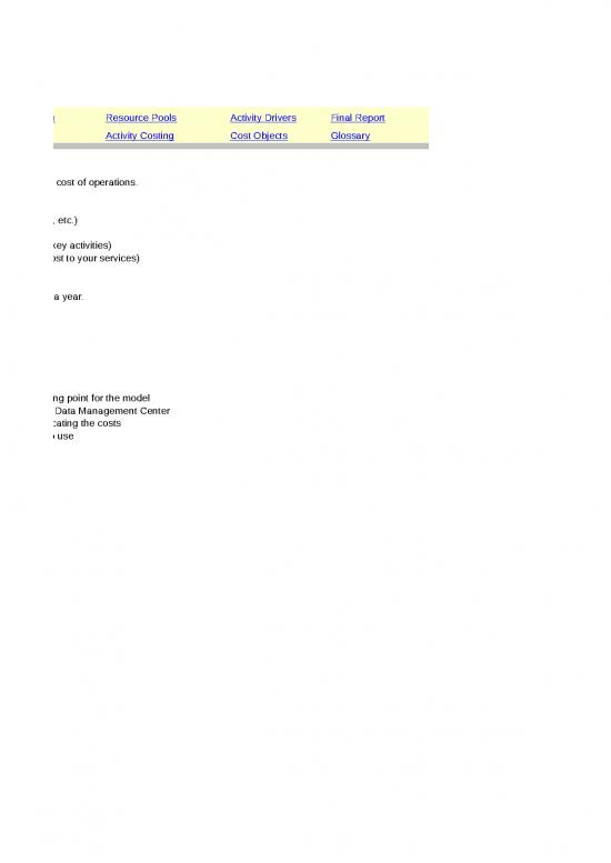 Cost Sheet Format In Excel 33257 | Simple Abc Model