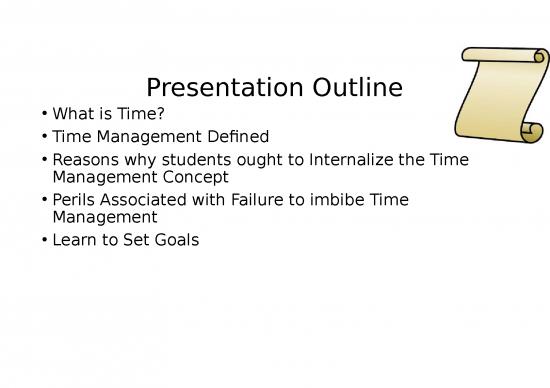 Time Management Power Point 32063 | Time Management (sat)