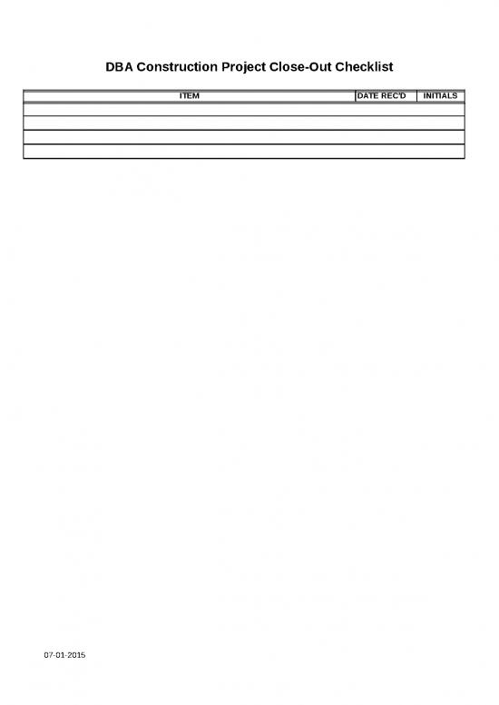Checklist Template Excel Free Download 31703 | Project Checklist 1