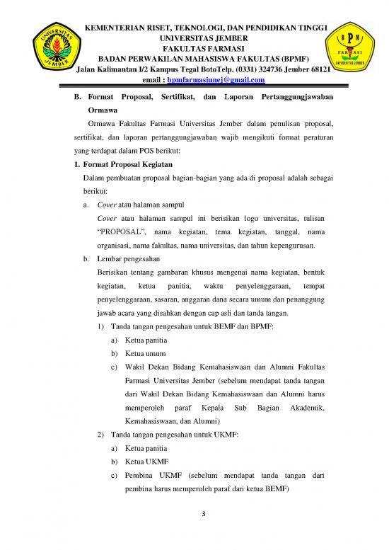Format Sertifikat Id 33790 | Prosedur Operasional Standar Ormawa Farmasi