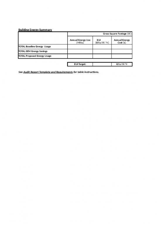 Electronic Spread Sheet 33679 | Sb1149audit Report Template Tables