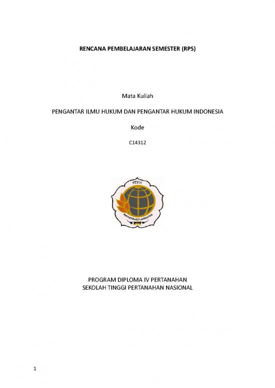 Hukum Pdf 37817 | Rps Pengantar Ilmu Hukum Dan Pengantar Hukum Indonesia Hukum Pdf 37817 | Rps Pengantar Ilmu Hukum Dan Pengantar Hukum Indonesia