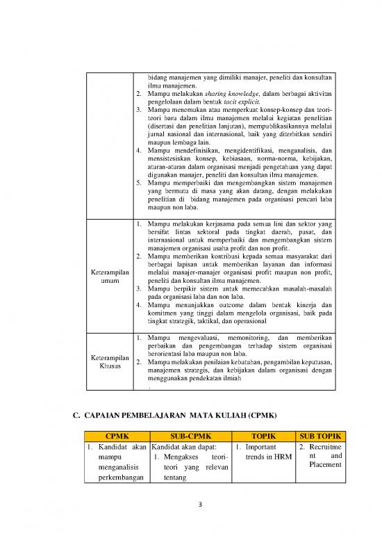 Rps Manajemen Sumber Daya Manusia 36659 | 013 Teori Sumber Daya Manusia