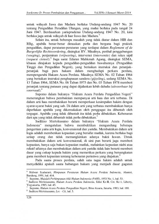 Hukum Pdf 37836 | Proses Pembuktian Dan Penggunaan Alat Alat Bukti Pada Perkara Perdata Di ...