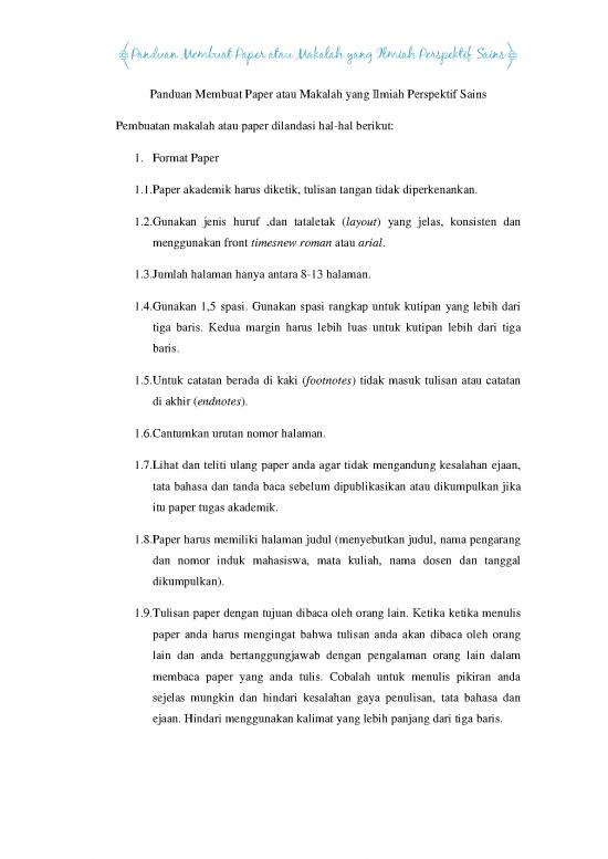 Contoh Catatan Kaki Dalam Makalah 39816 | 3488panduan Membuat Paper Atau Makalah Yang Ilmiah ...