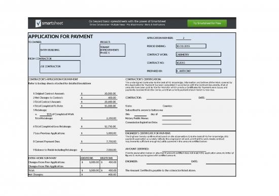 Contractor Excel Template 40328 | Excel Construction Project Management ...