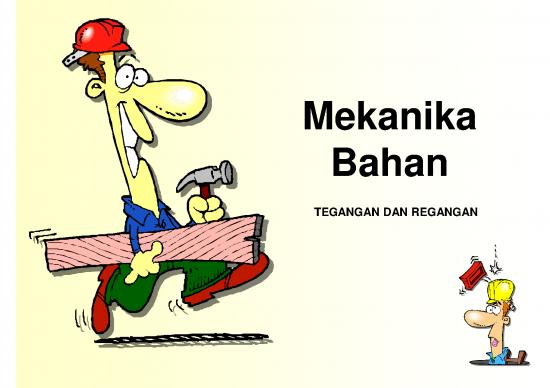 Pertemuan 5 Tegangan Dan Regangan