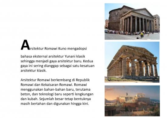 Arsitektur Romawi Part 1