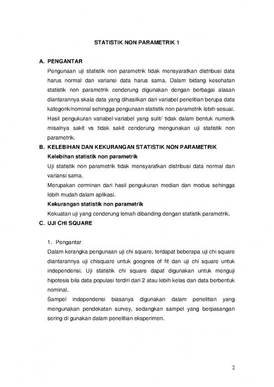 Statistik Pdf 39990 | Modul Statistik Non Parametrik Dan Aplikasi Dengan Sofware