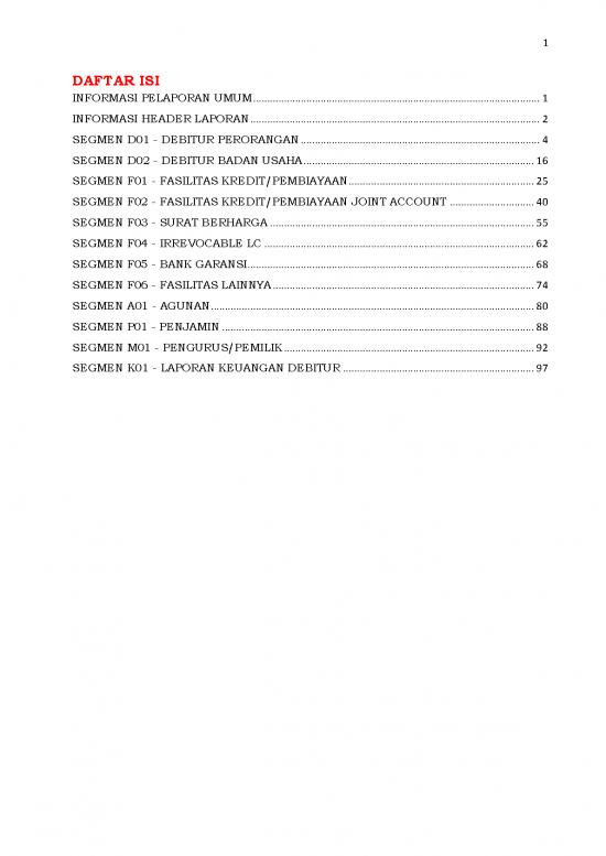 Contoh Slik Ojk Perorangan 39936 | Slik Pedoman Penyusunan Data Slik V4