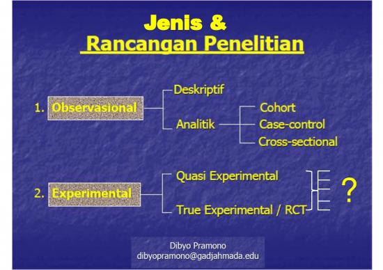 Penelitian Deskriptif 40547 | Desain Penelitian Eksperimental