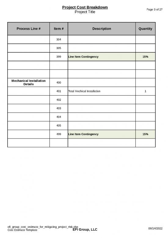 Cost Tracking Spreadsheet 40123 | Efi Group Cost Estimate For ... Cost Tracking Spreadsheet 40123 | Efi Group Cost Estimate For ...