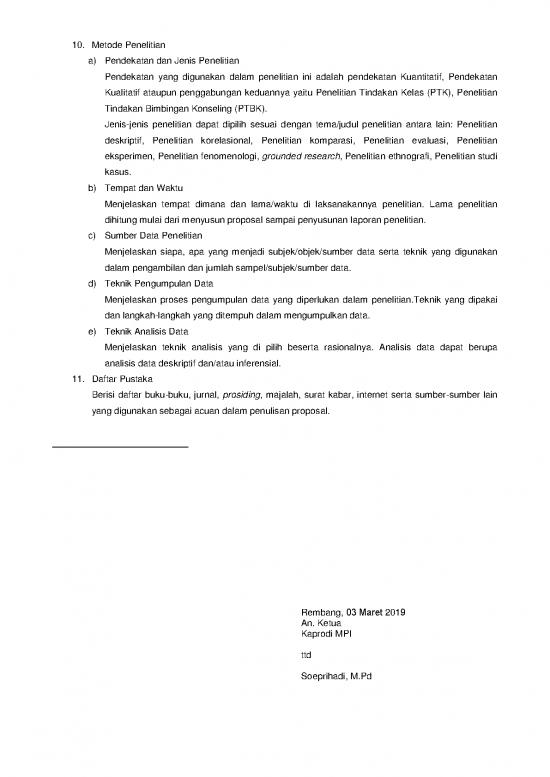 Contoh Metode Penelitian 39860 | Format Penulisan Proposal 1