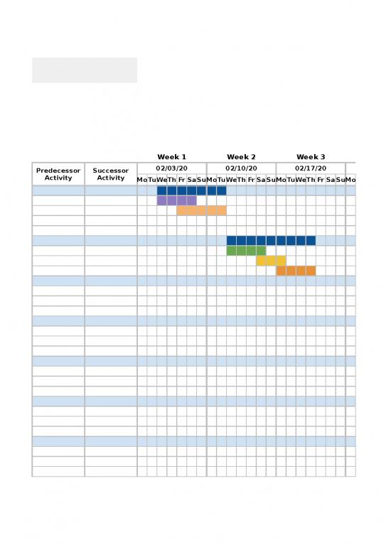 Construction Template Excel 40073 | General Construction Schedule Template
