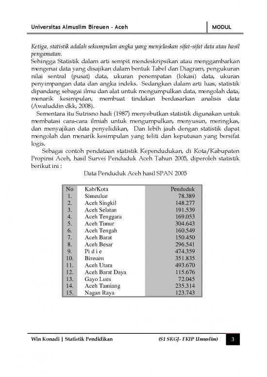 Buku Statistika Pdf 40067 | Modul Statistik Pendidikan