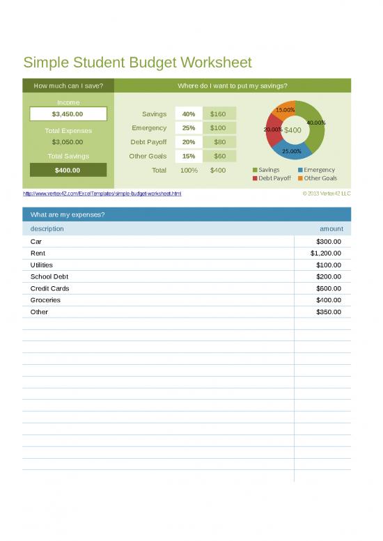 Monthly Budget Template Filetype Xls