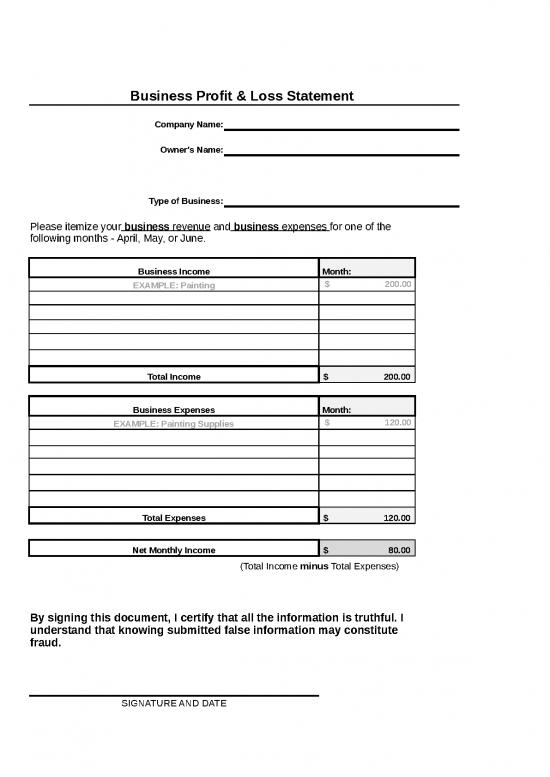 Spreadsheet For Expenses 41089 | 5f181c1bba2817d44afc0e26 Sample Profit ...