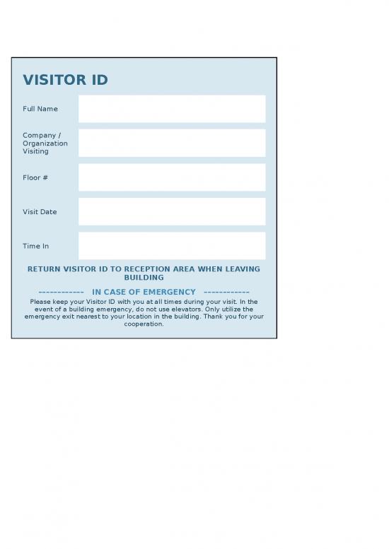 Excel Sample Sheet 42251 | Ic Visitor Sign In Sheet 8872