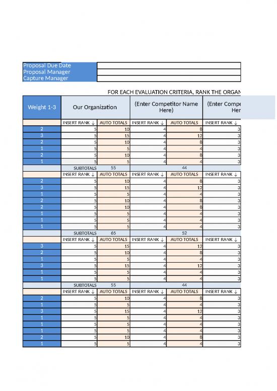 Comparison Sheet Format In Excel 42148 | Bidder Comparison Matrix(1)