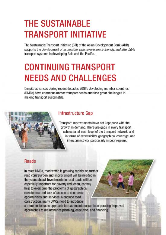 The Environment Pdf 43541 | Brochure Sustainable Transport Initiative